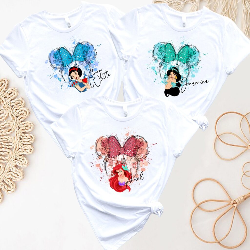 Personalized Disney Princess Birthday T-shirt, Snow White Shirt