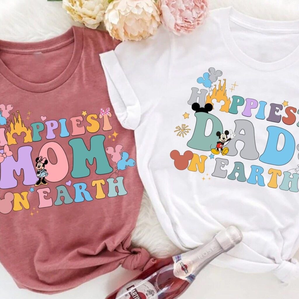 Matching Disney Family Shirts for Vacation, Mothers Day, Fathers Day Gift