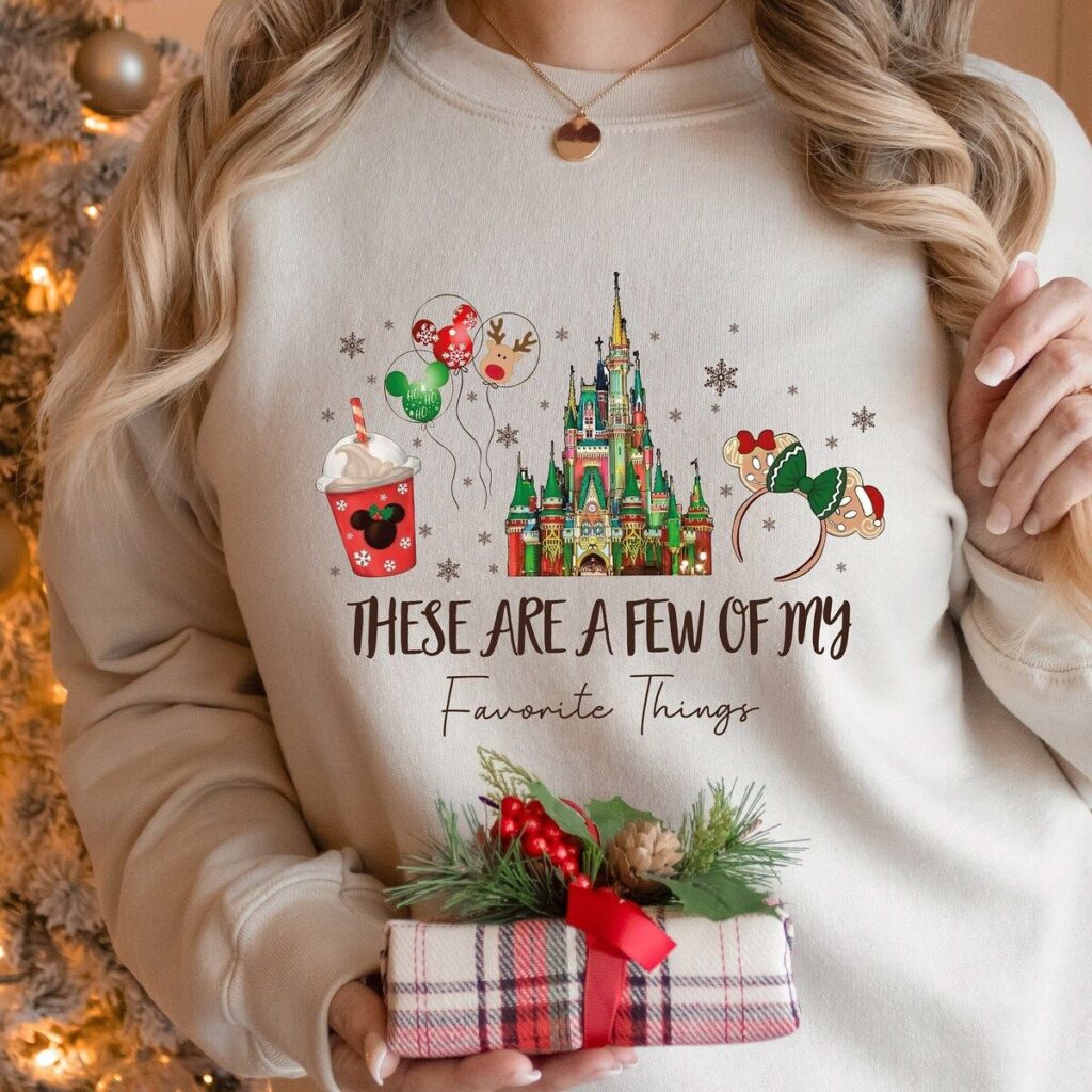 Mickey and Friends Gingerbread Christmas Shirt, Disney Christmas Sweater