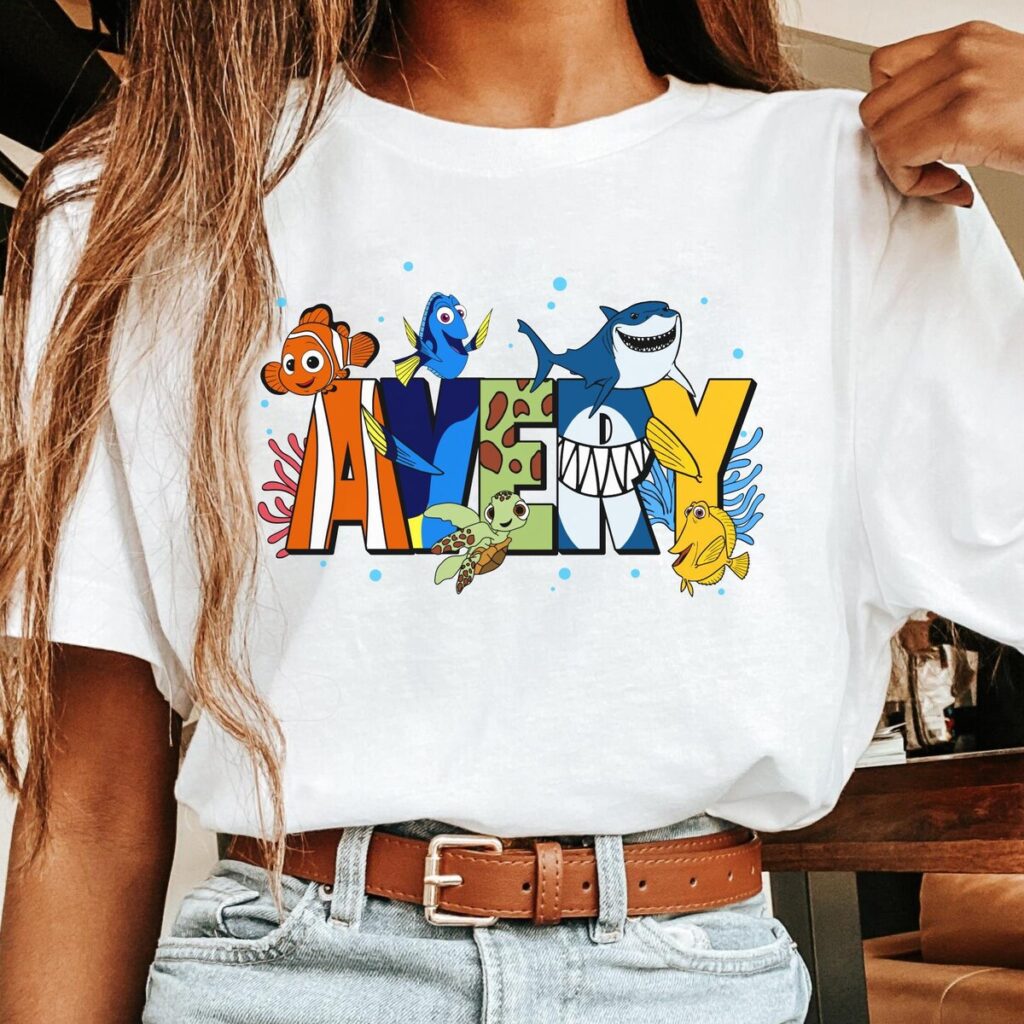 Custom Finding Nemo Mom and Dad Shirts, Matching Disney Family Shirts