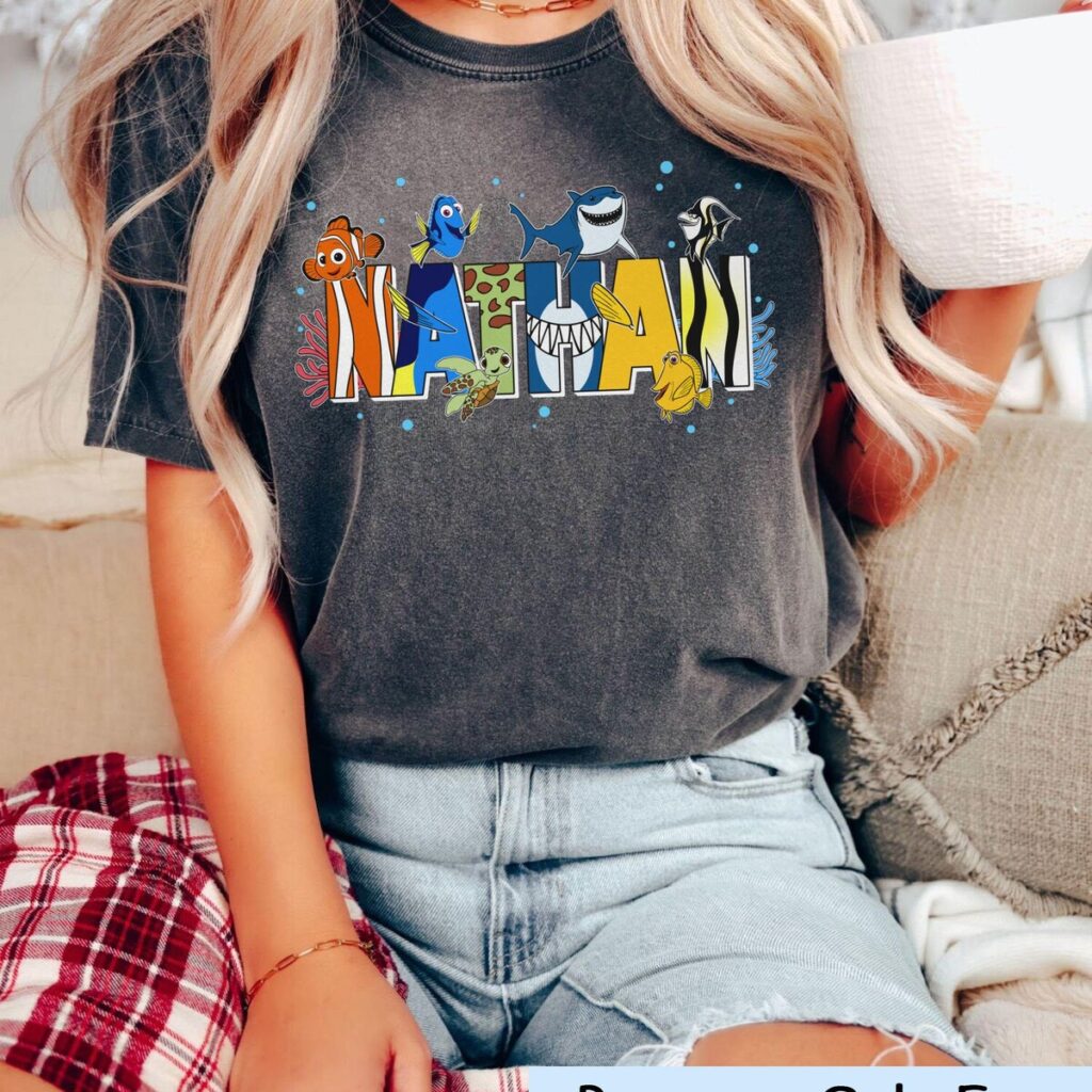 Custom Finding Nemo Mom and Dad Shirts, Matching Disney Family Shirts