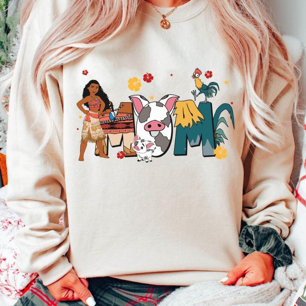 Custom Moana Character Shirt With Name, Matching Moana Outfits for 2024 ...